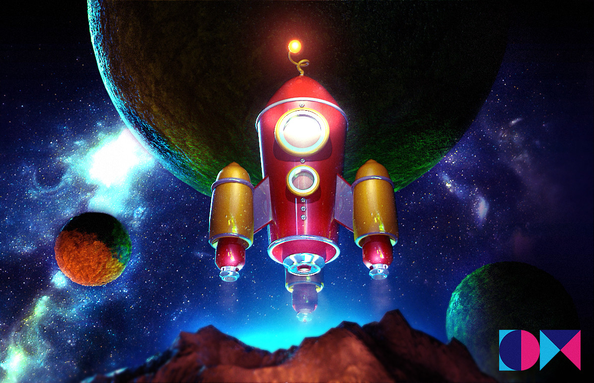 ArtStation - Little Red Rocket