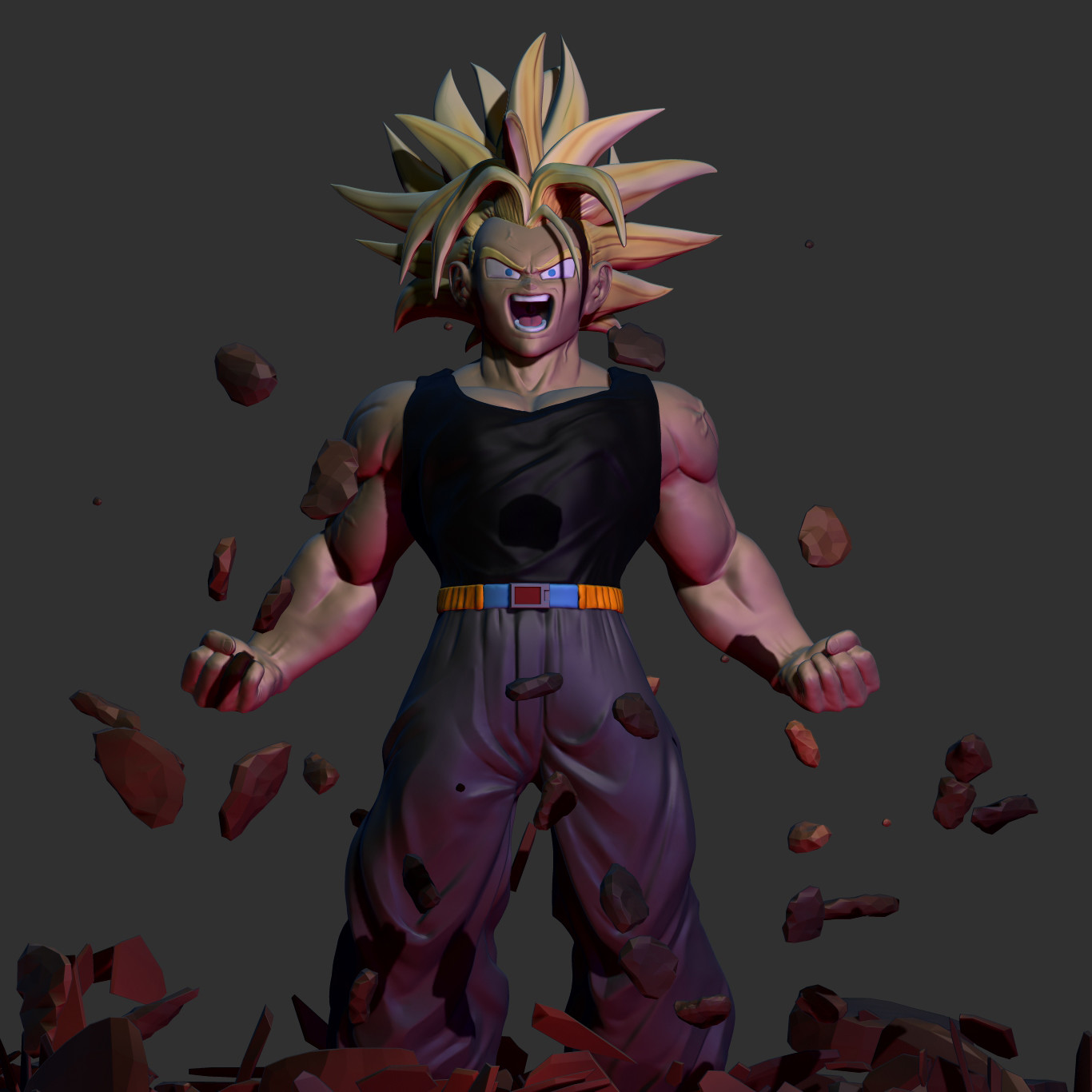 Martín Jario - Future Trunks transformation from DBZ