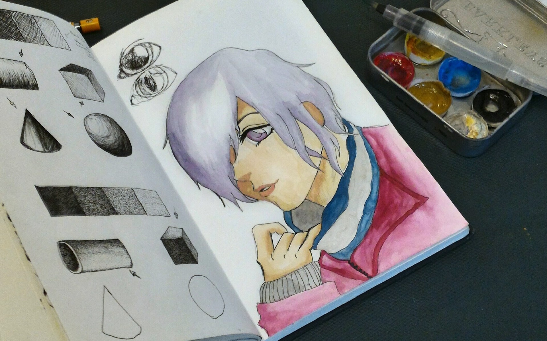 ArtStation - Watercolor Touka-chan