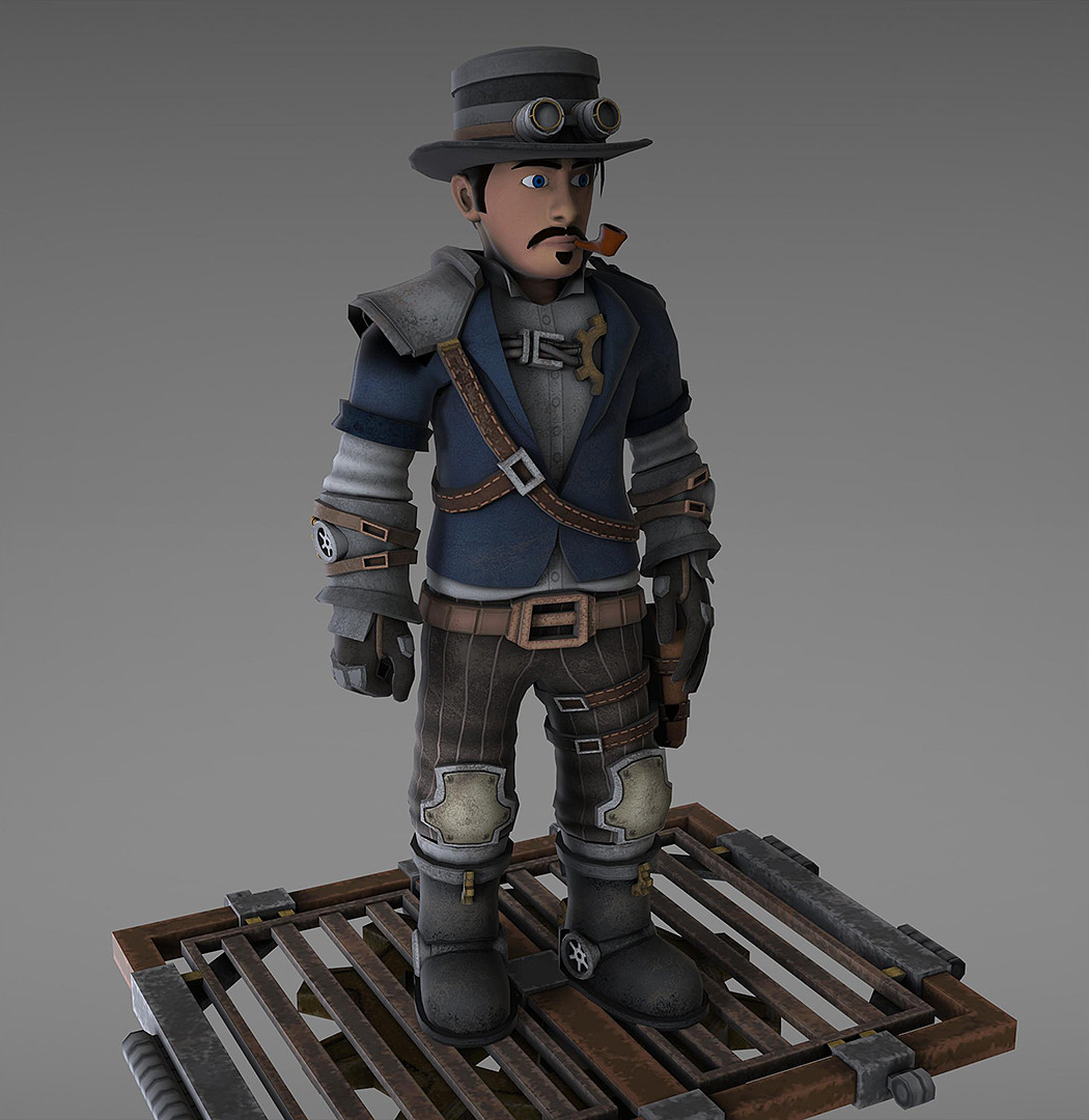 ArtStation - Toon Steampunk Character