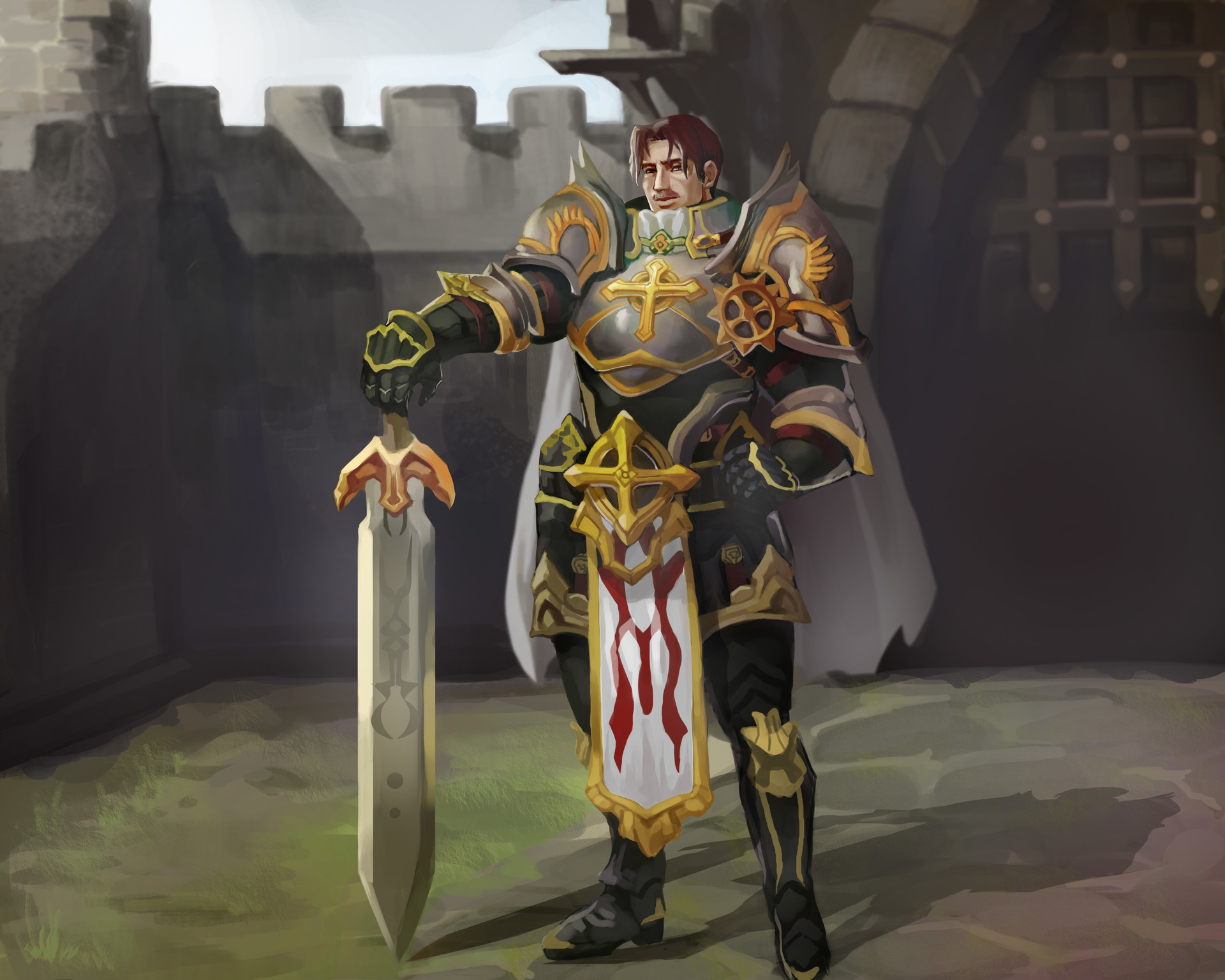 ArtStation - Holy knight