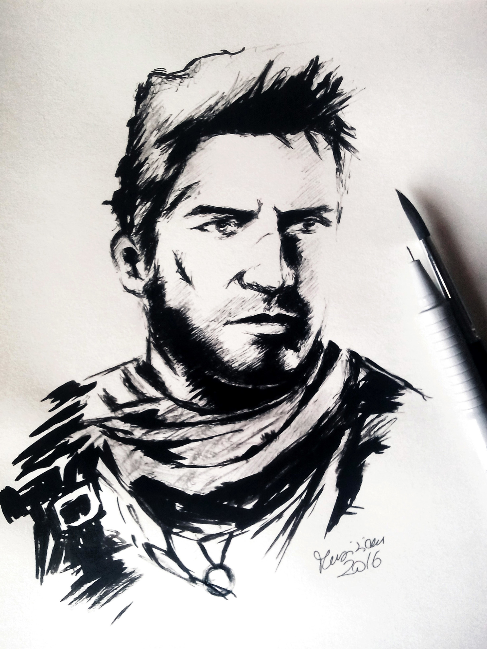 nathan drake coloring pages
