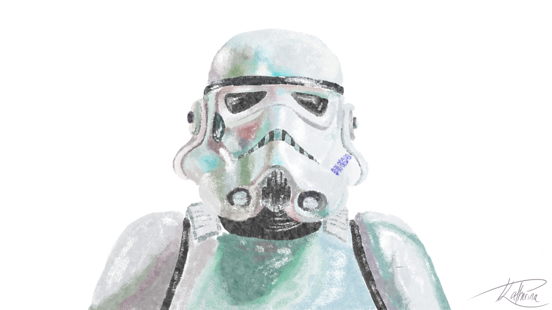 ArtStation - Water Colour Stormtrooper