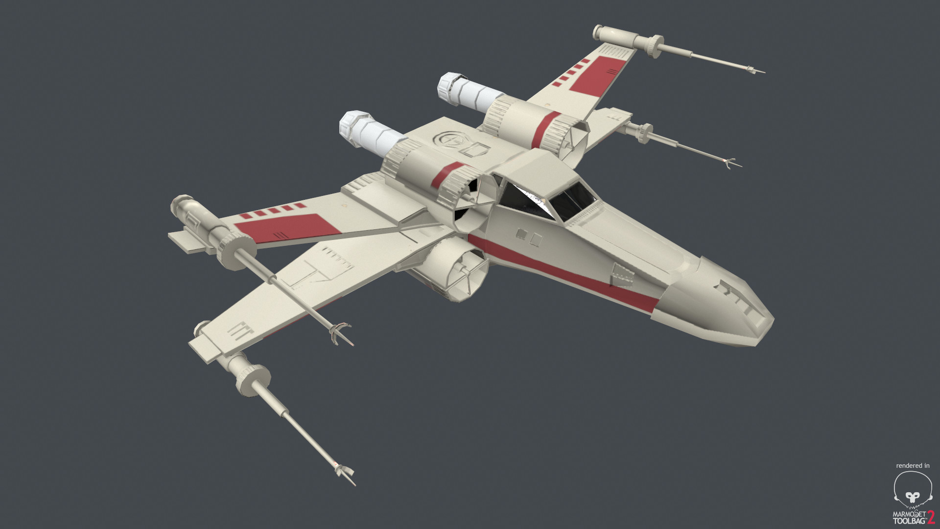 ArtStation - X-wing Model.
