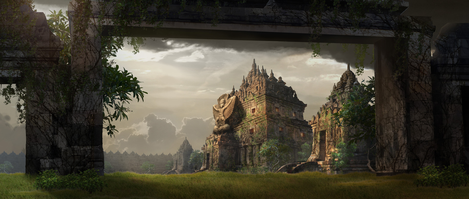 ArtStation - Temple on the Hill