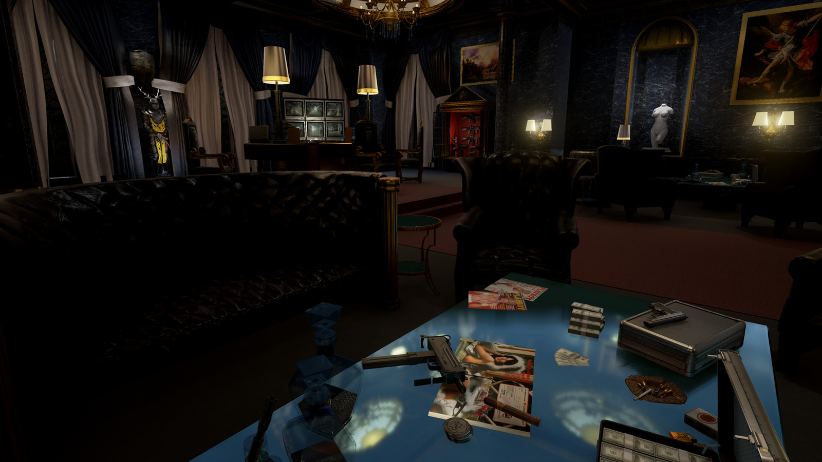 Jason Peeks 3D Art folio - Scarface office