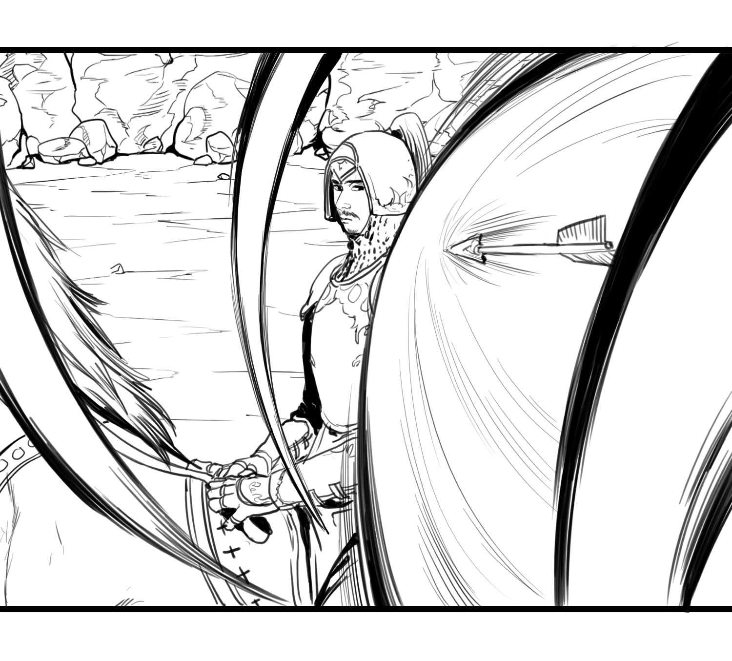 ArtStation - A scene of new action comics_sample sketch