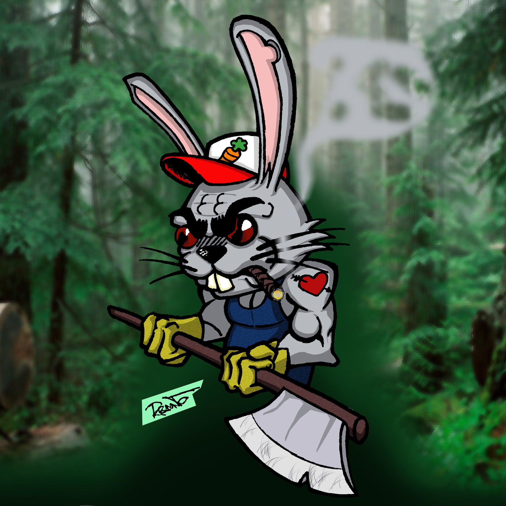 ArtStation - Lamberjack Rabbit