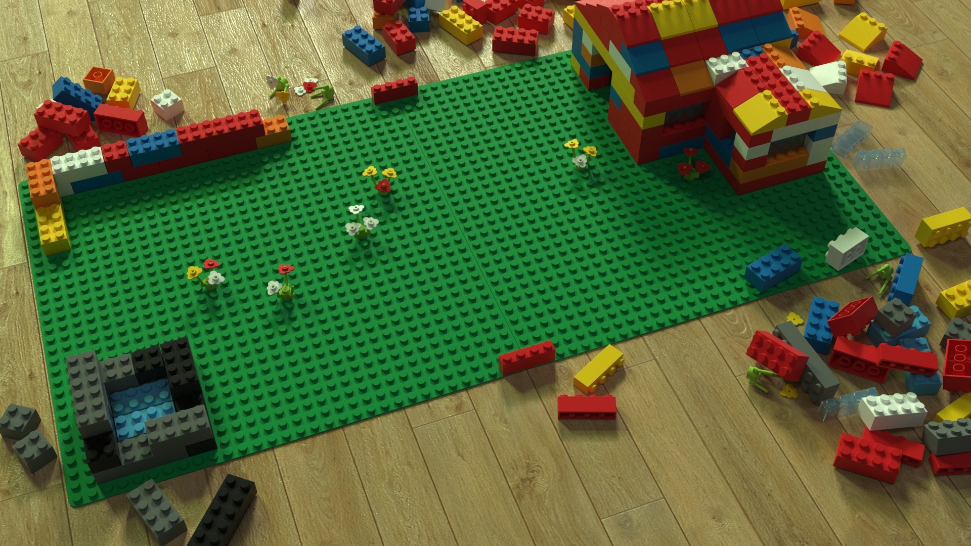 ArtStation - "Kids, dinner's ready!" - LEGO Project