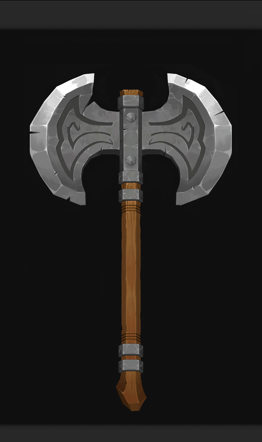 ArtStation - Al'ans Runed Axe