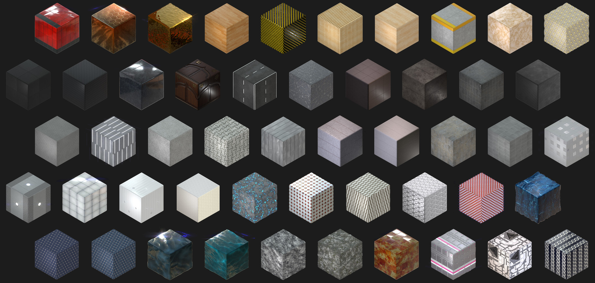 ArtStation - Substance examples compilation.