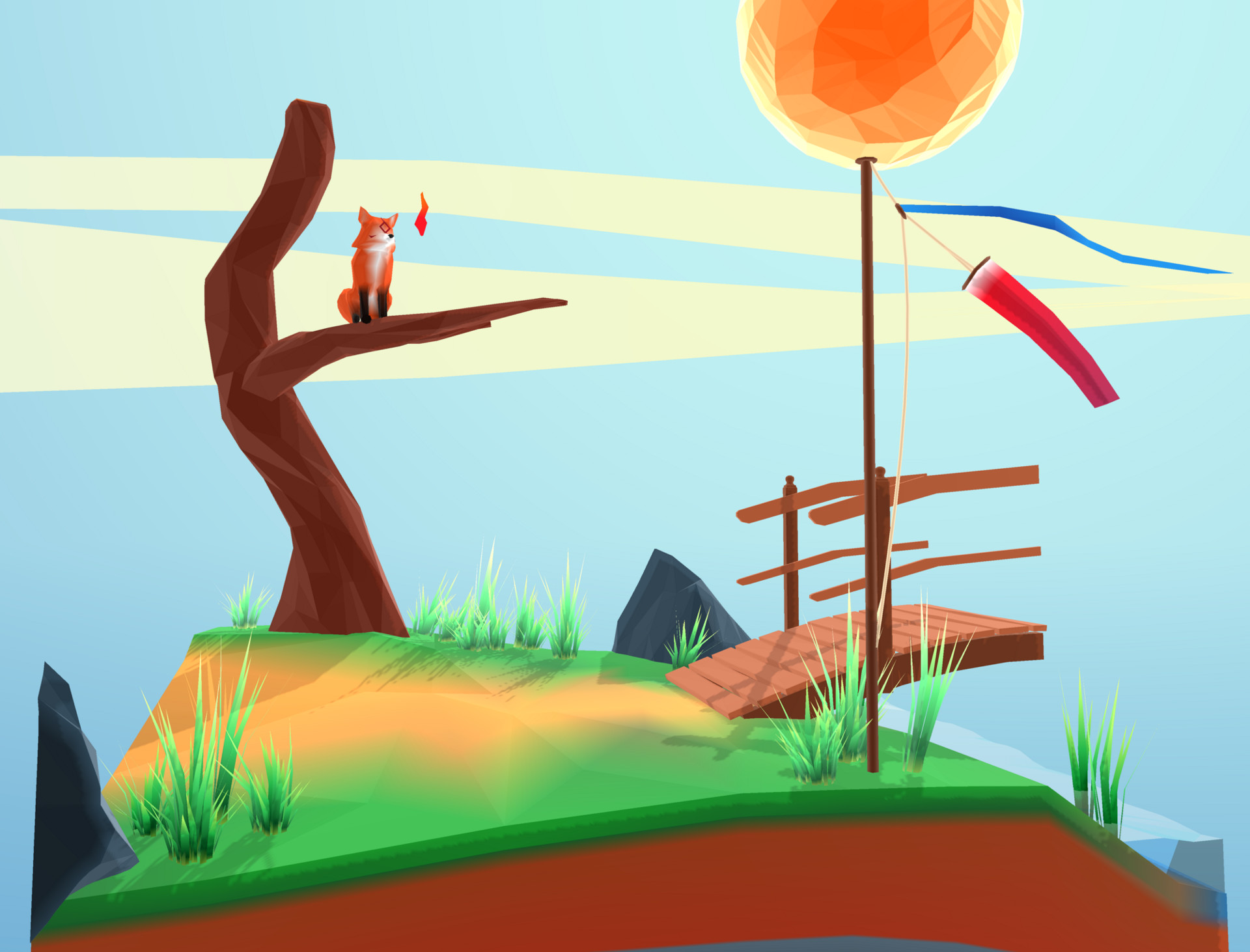 ArtStation - Stylised Fox Diorama