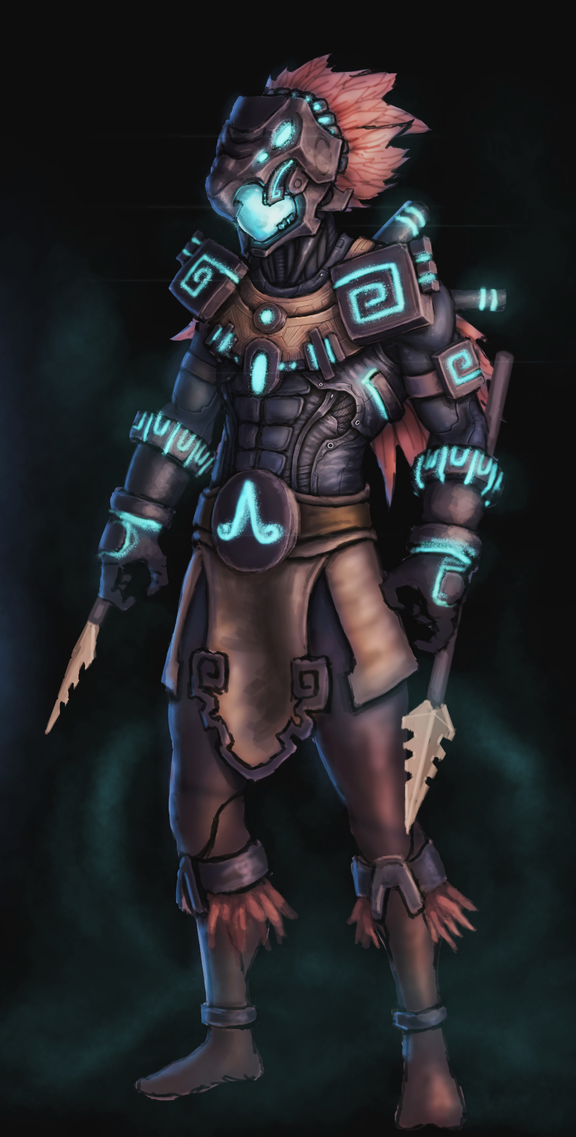 ArtStation - Az-tech Warrior