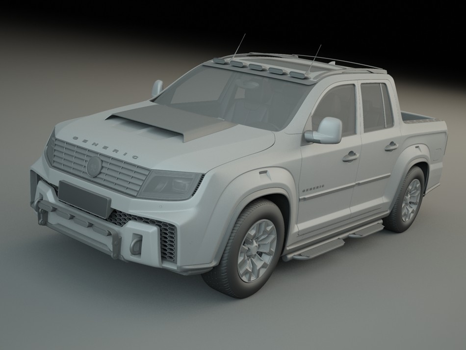 ArtStation - PickUp (no name car)