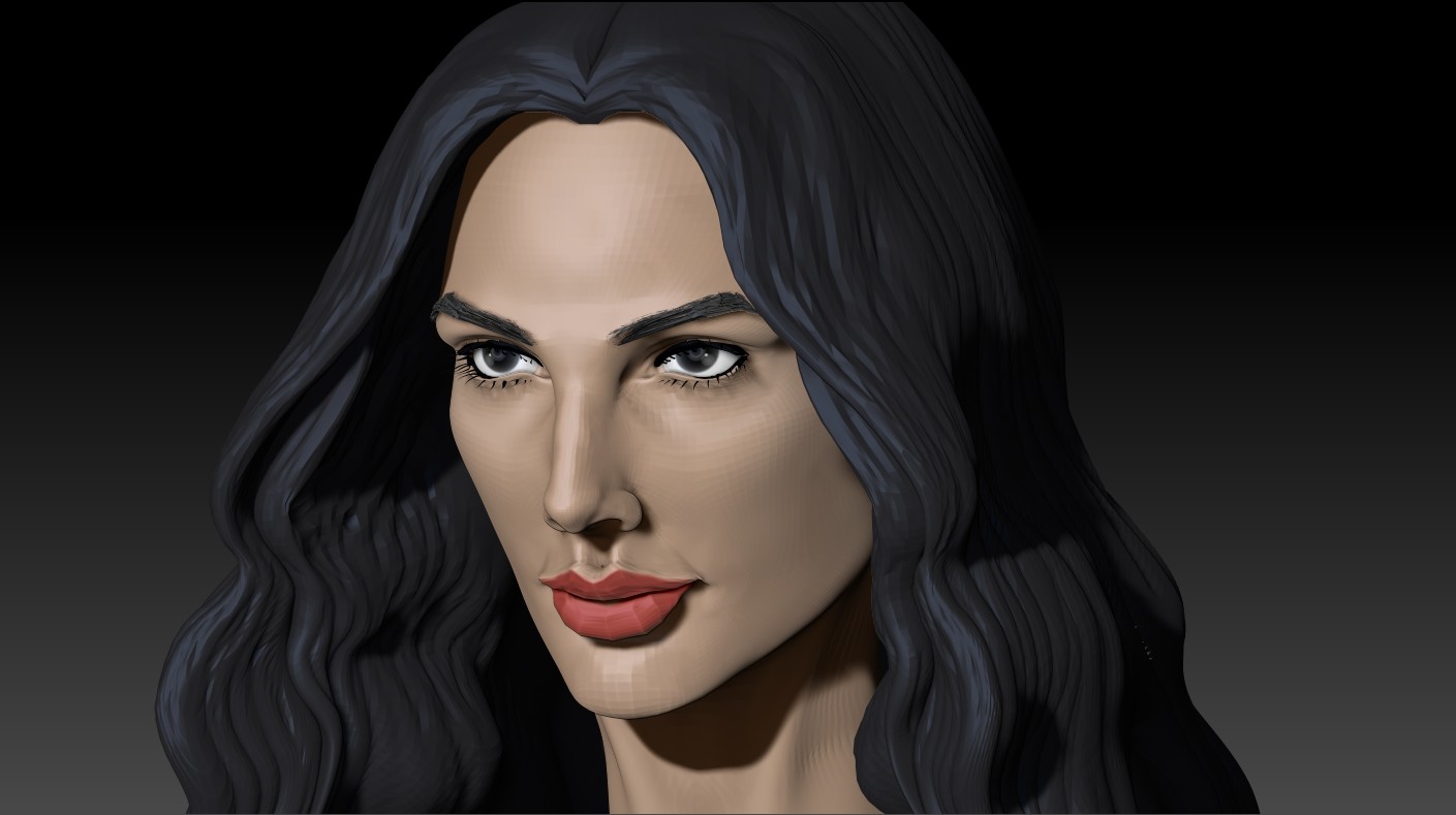 ArtStation - Female likeness study WIP 1