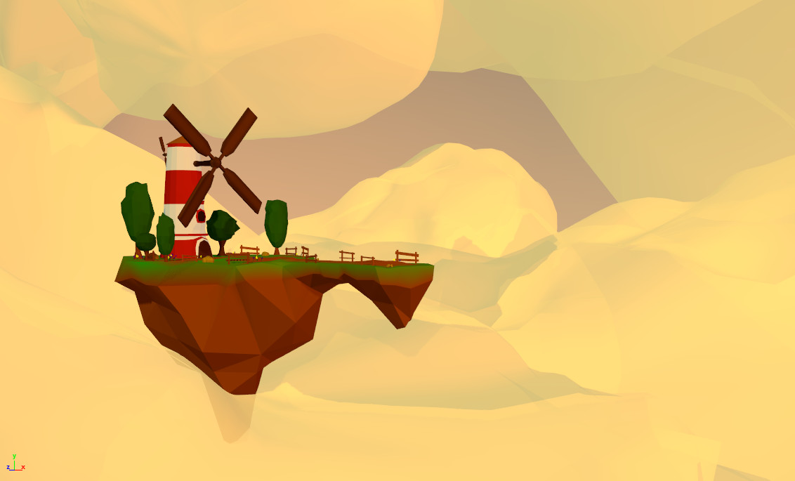 ArtStation - Floating Island