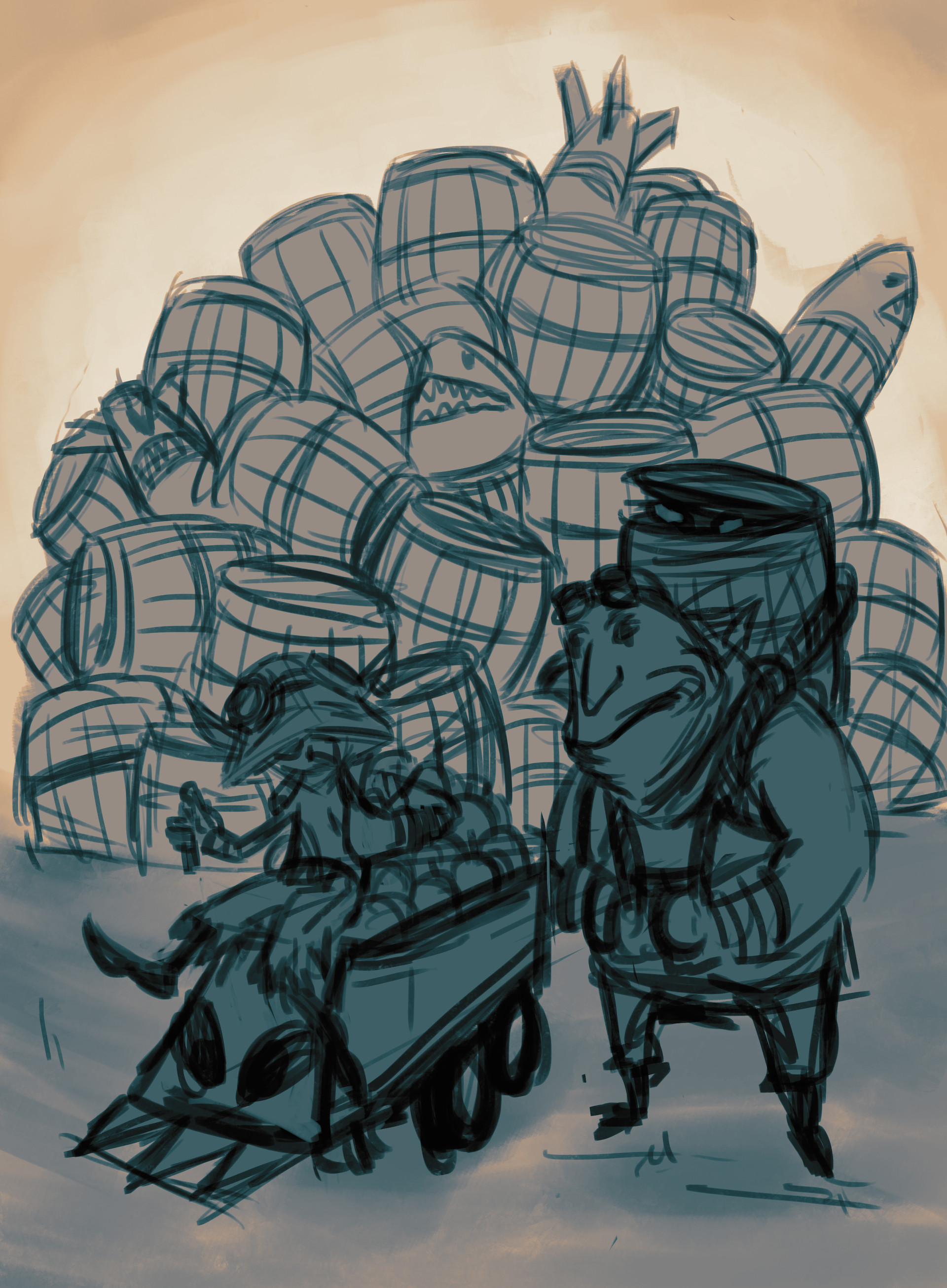 ArtStation - Techies-sketch