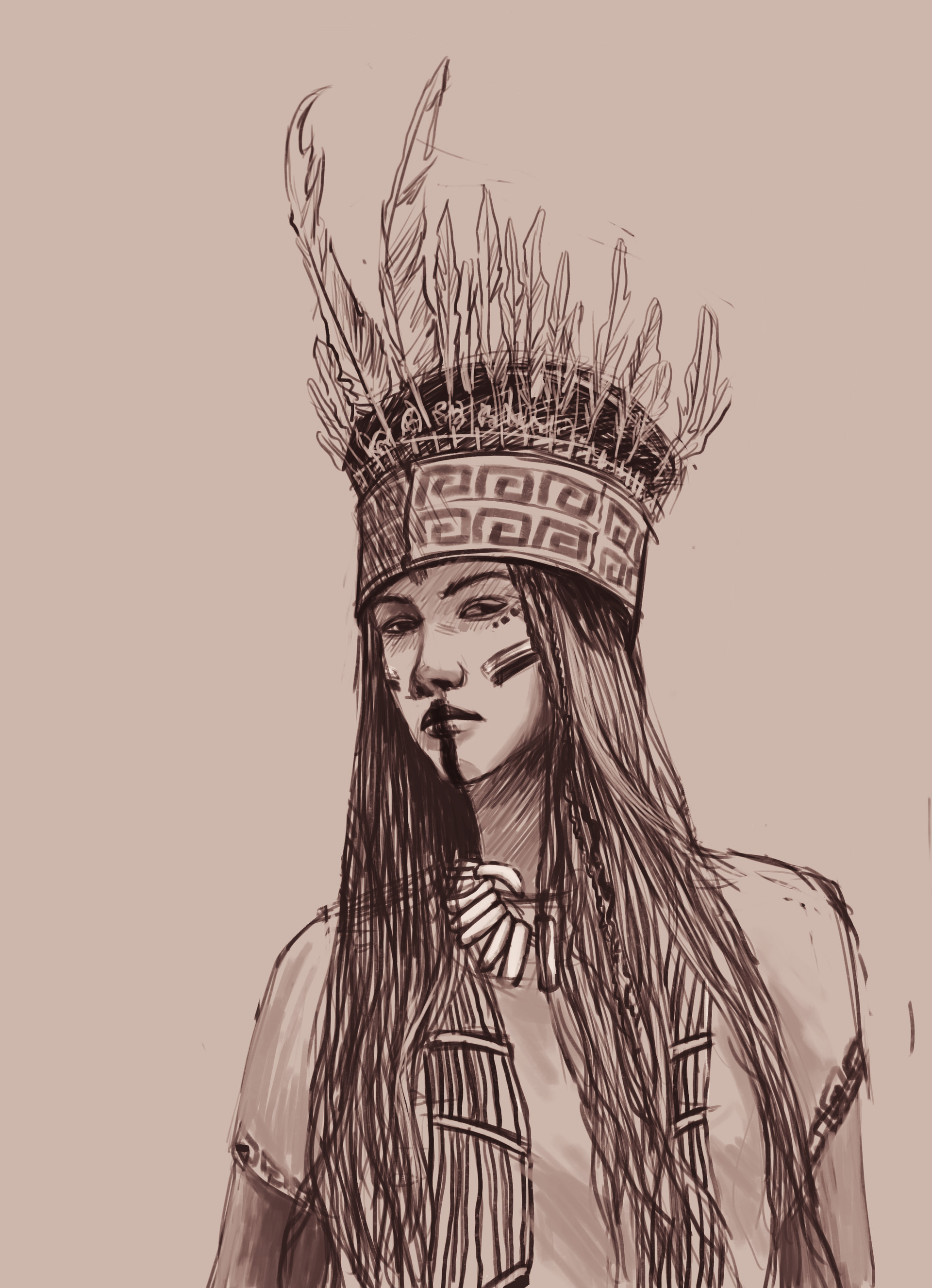 ArtStation - aboriginal girl