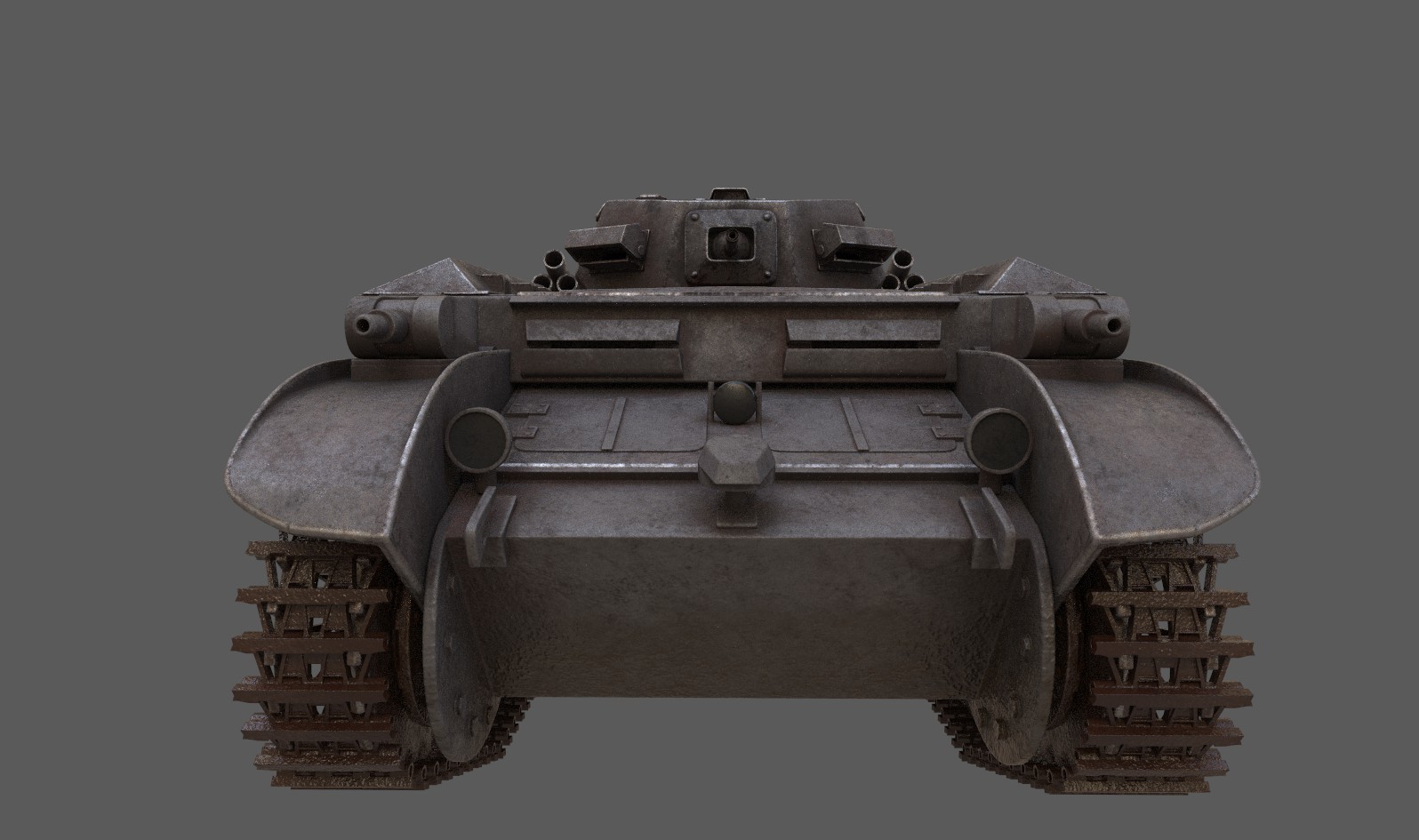 ArtStation - High Poly Flammpanzer II Flamingo