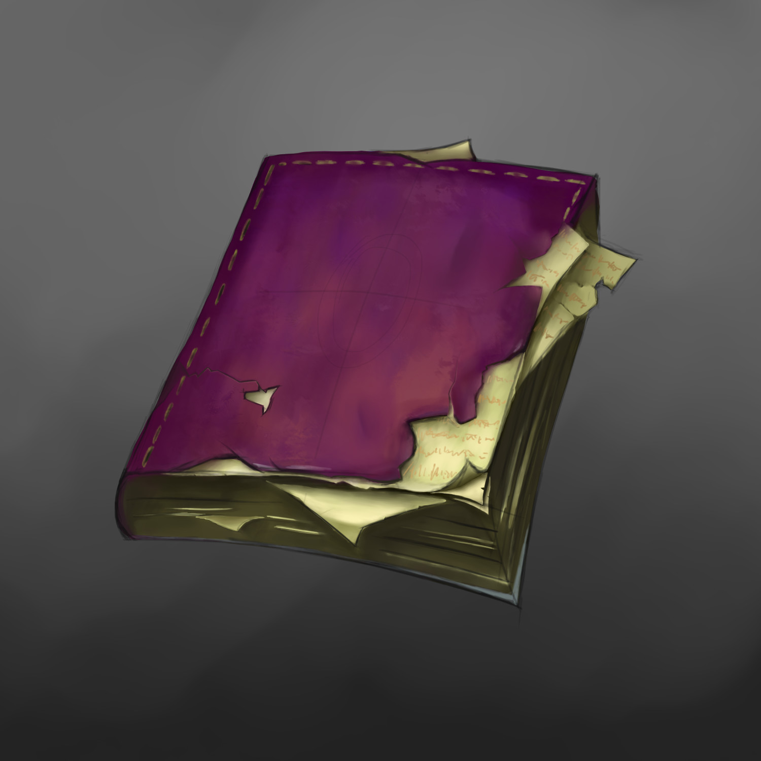 ArtStation - Old book about something