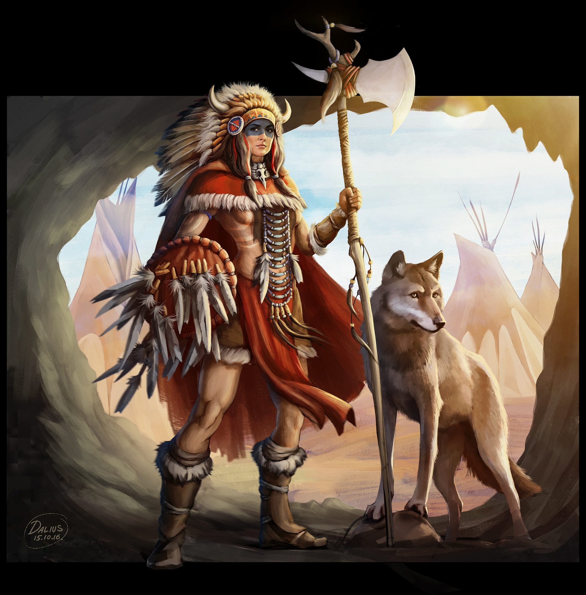 ArtStation - Meokueni warrior