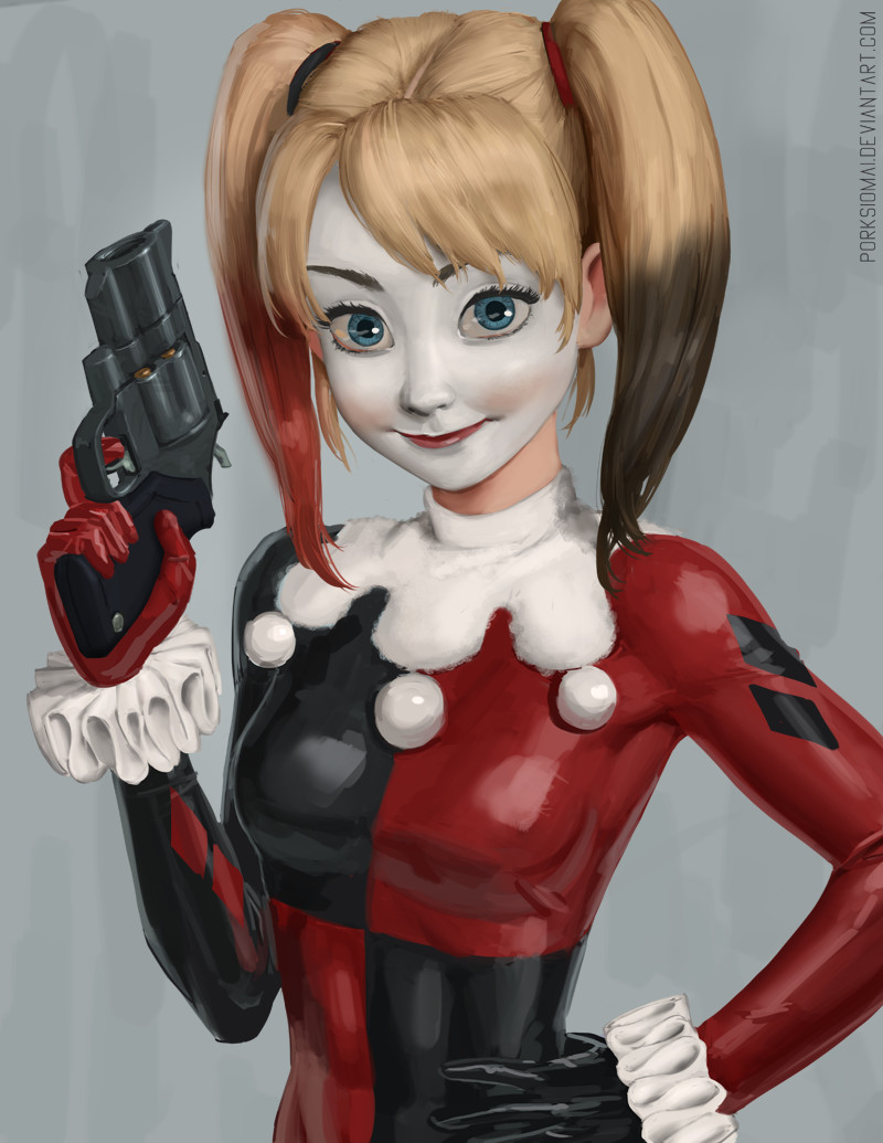 ArtStation - Harley Quinn (Cartoon Version)