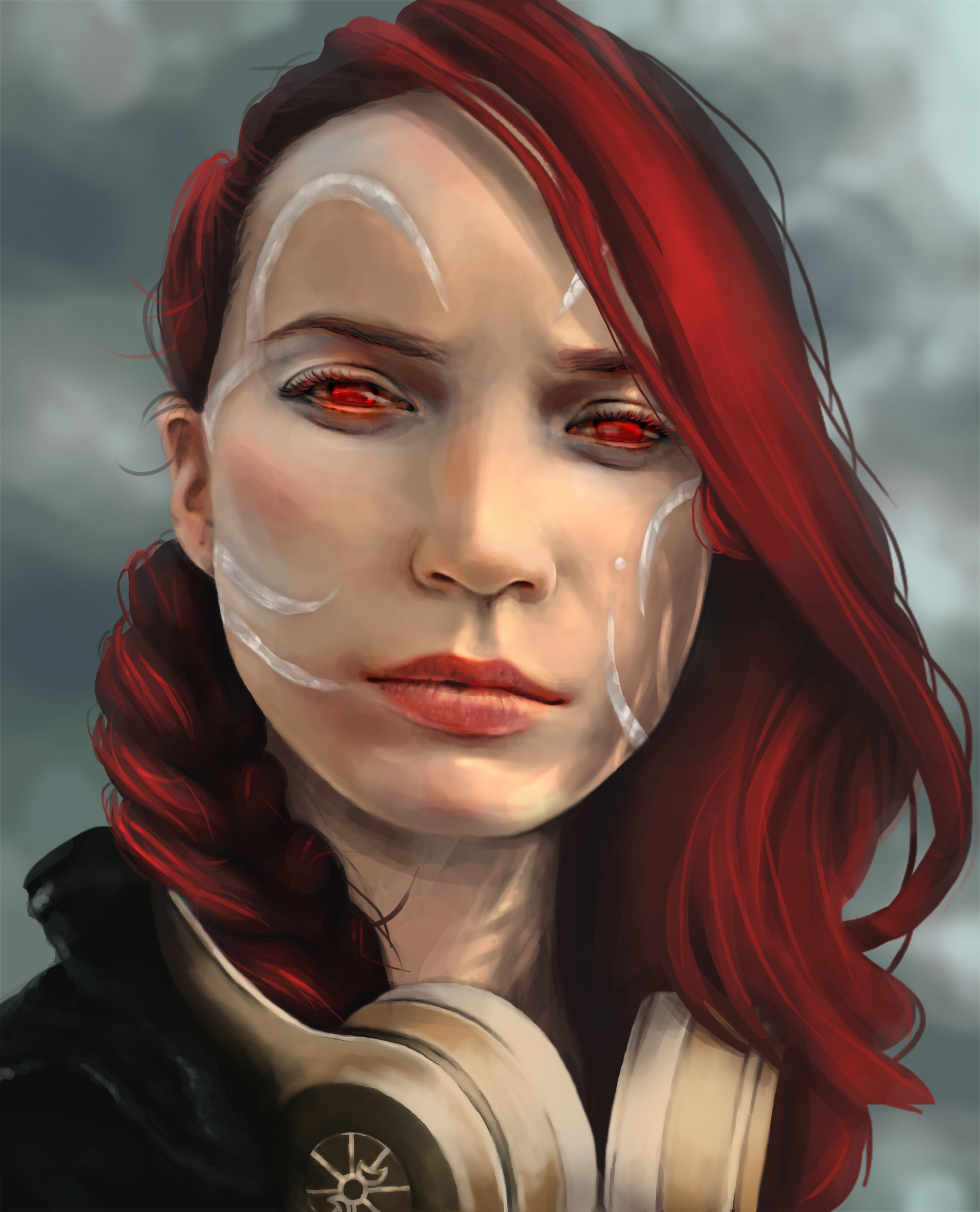 ArtStation - Watch out (fan art of Tamzin Metchant, Salem)