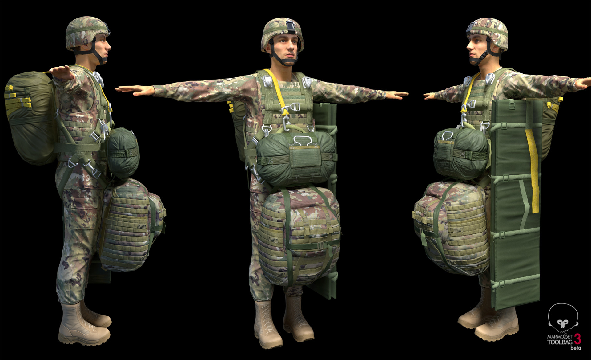 ArtStation - US_Paratrooper