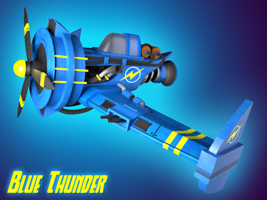 ArtStation - Blue Thunder