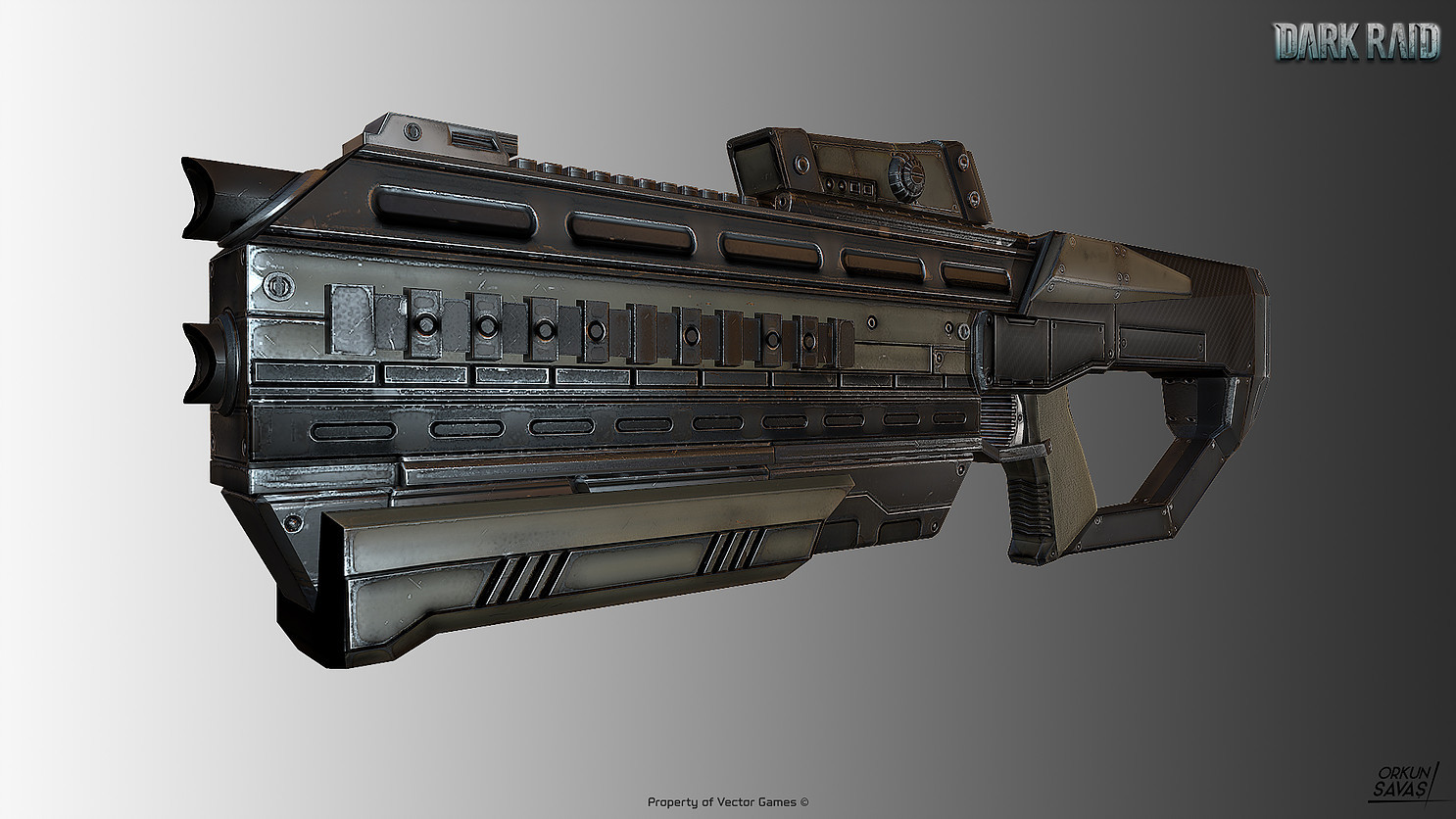 ArtStation - Sci-Fi Shotgun Low Poly