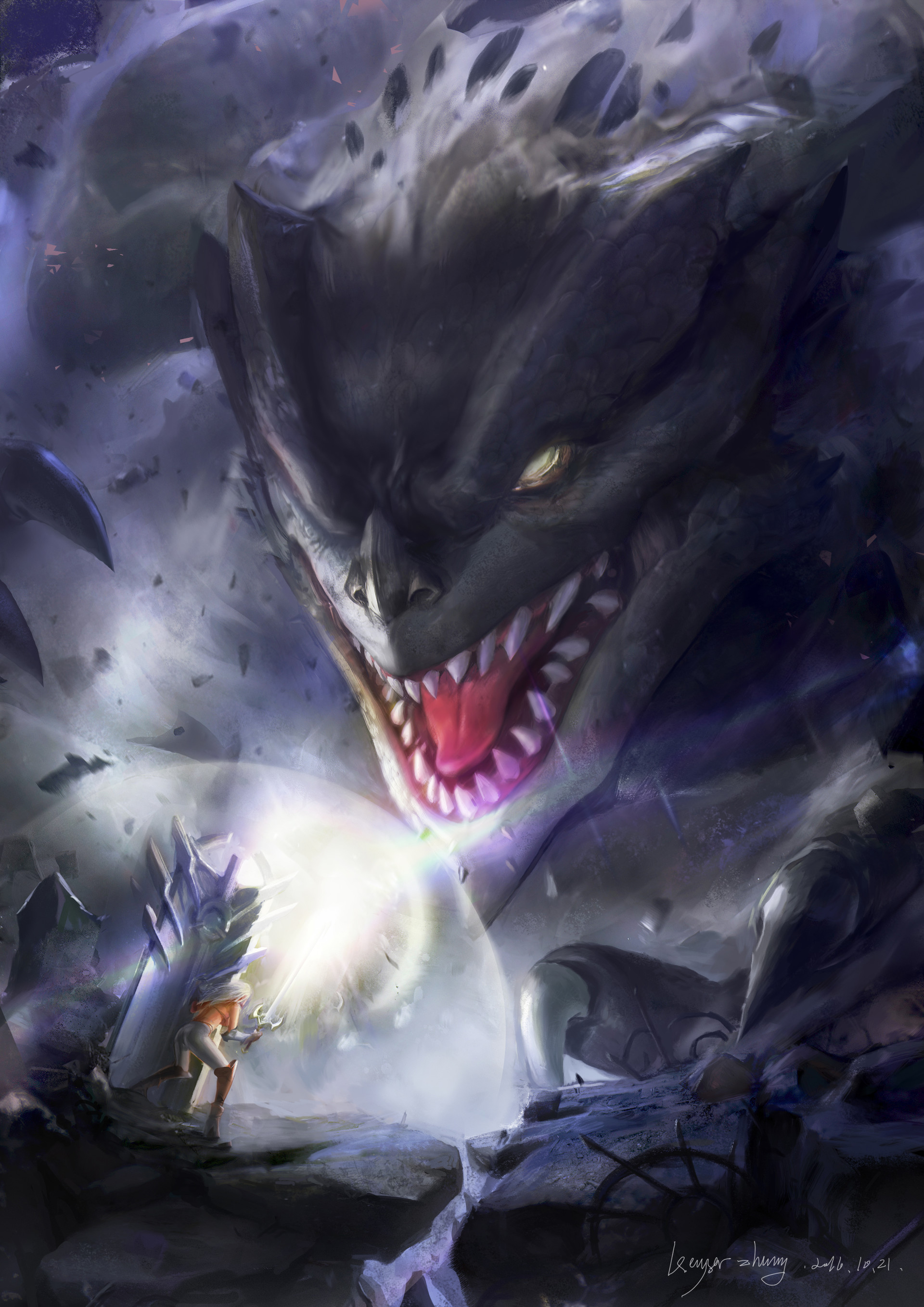 ArtStation - DRAGON ATTACK