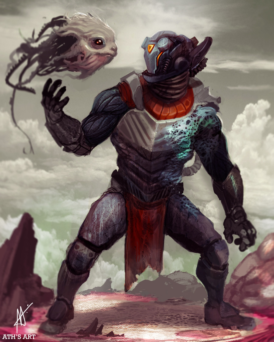 ArtStation - Fallen Knight Pilot