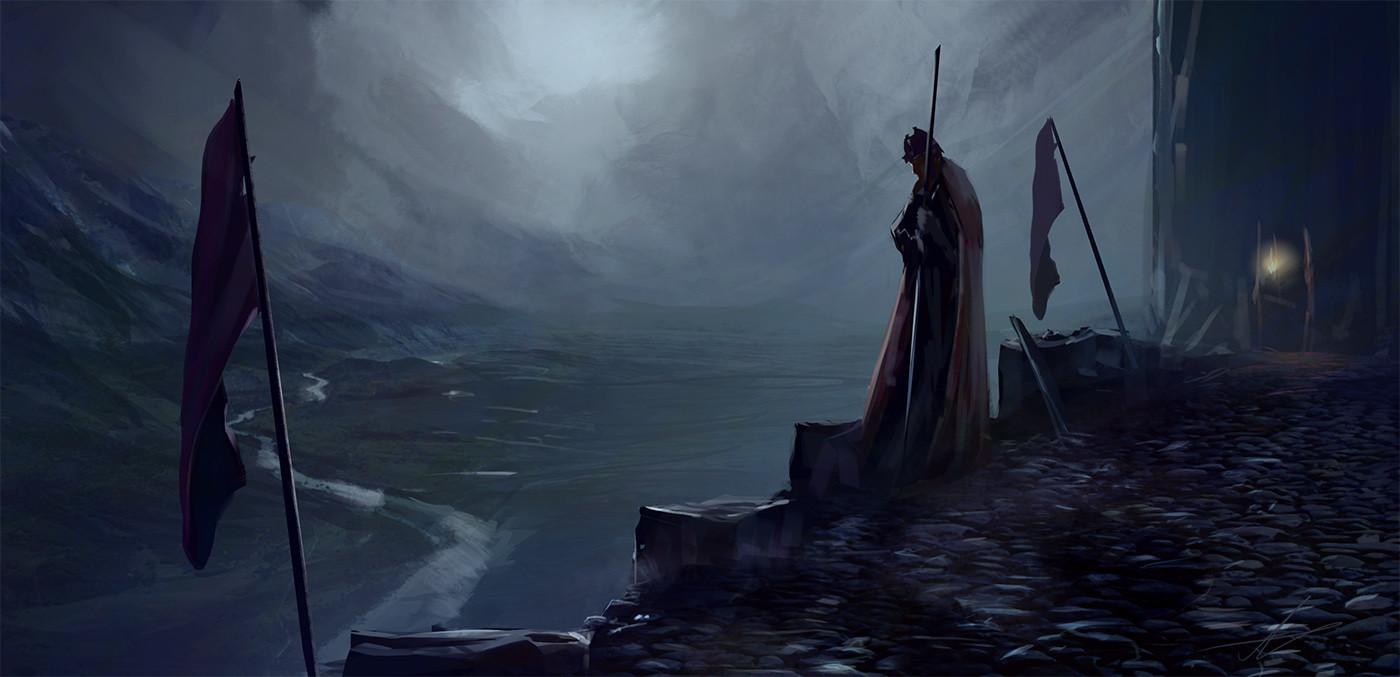 ArtStation - A long night...