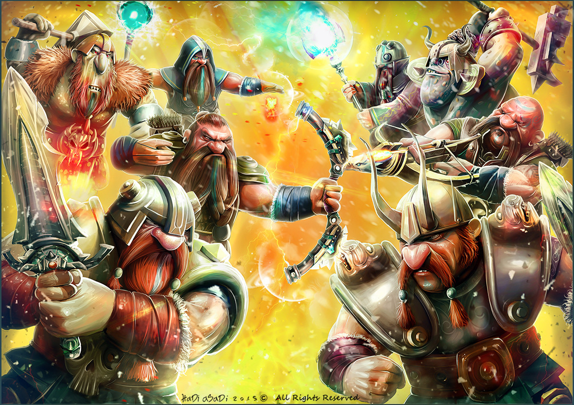 ArtStation - Poster & Character Design For Mobile Game