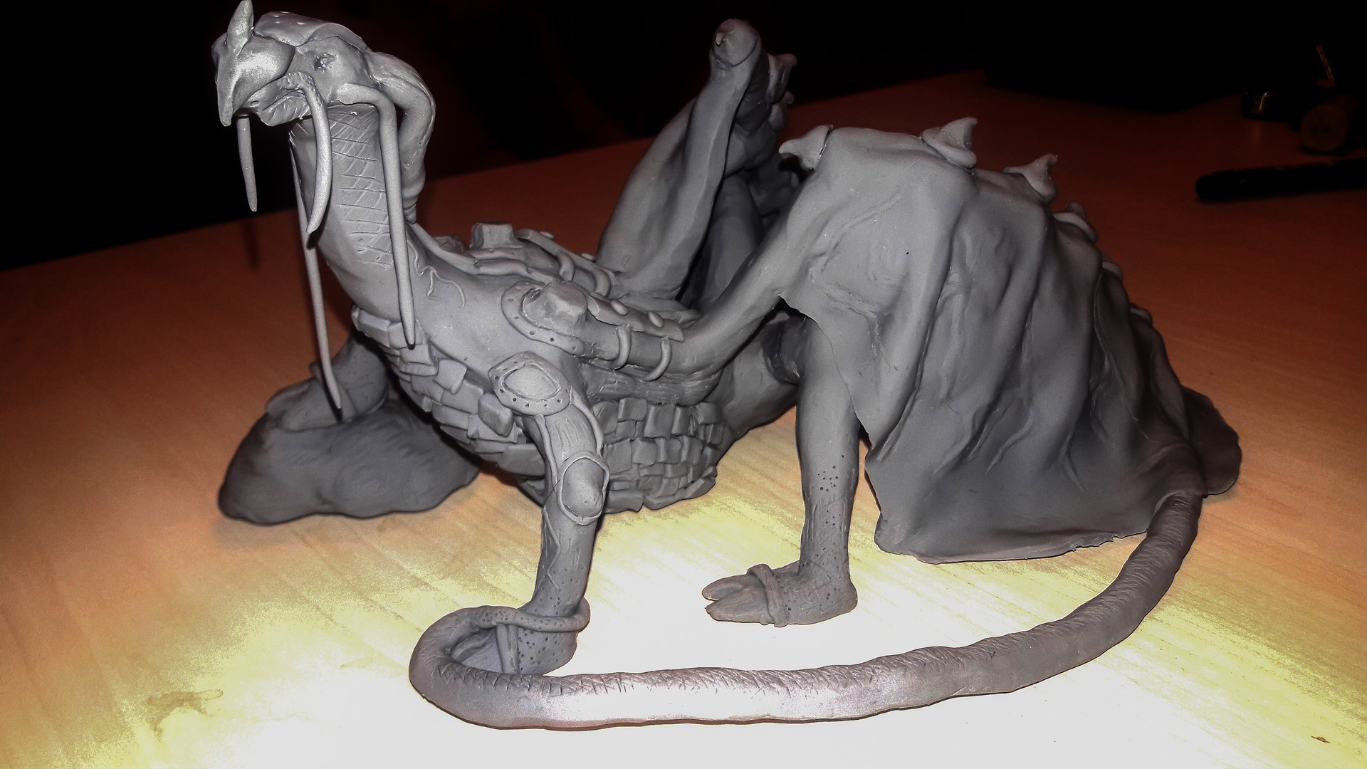 ArtStation - Dragon sculpt