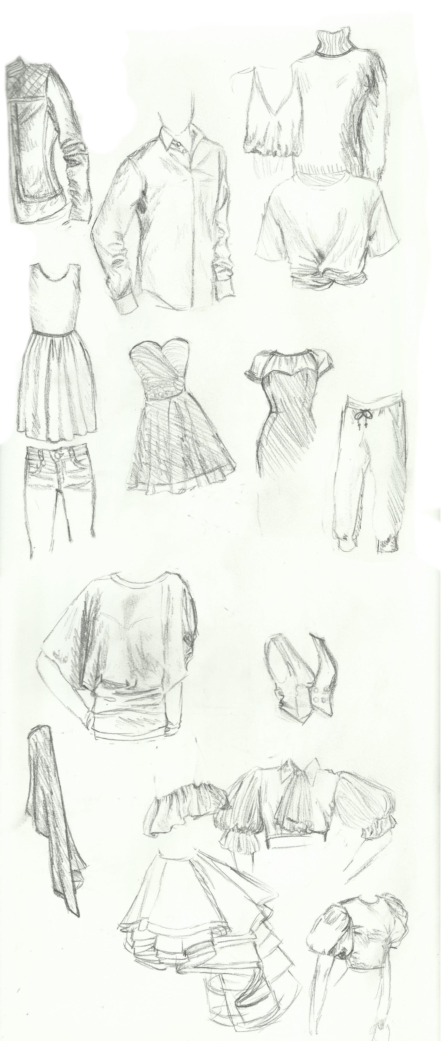 ArtStation - study: Clothes (8/21/16)