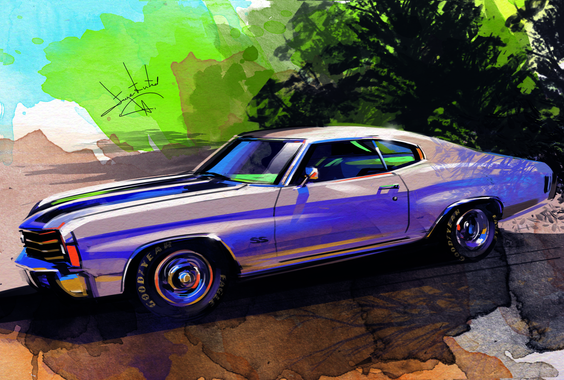 ArtStation - Muscle car
