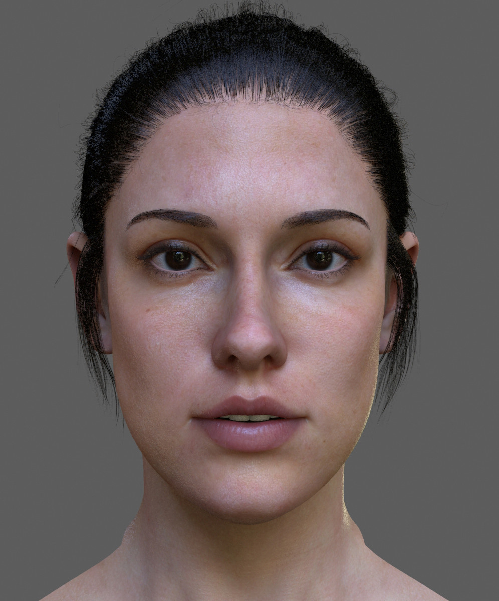 ArtStation - Head v-ray tests