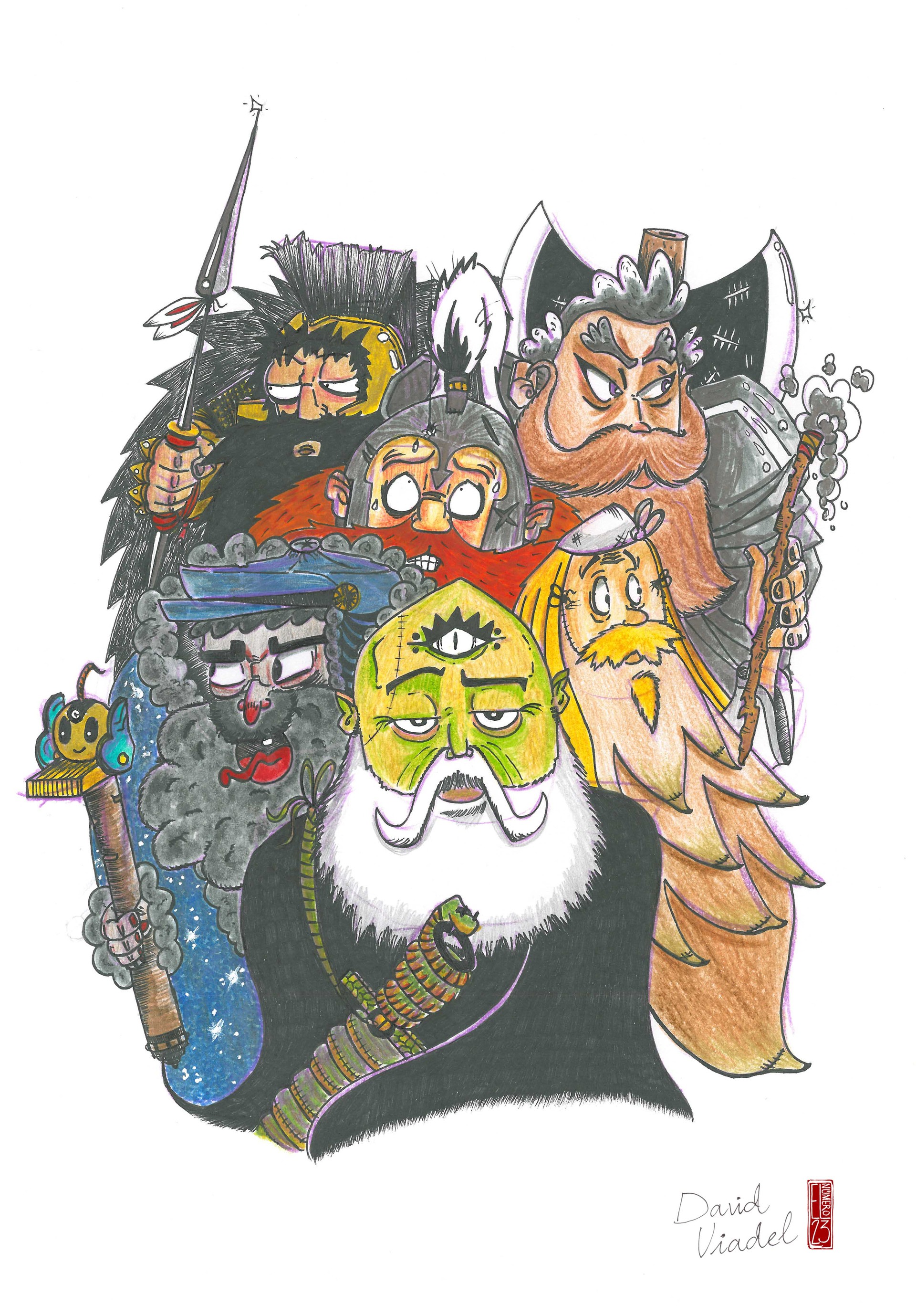 ArtStation - The Bearded Dwarves