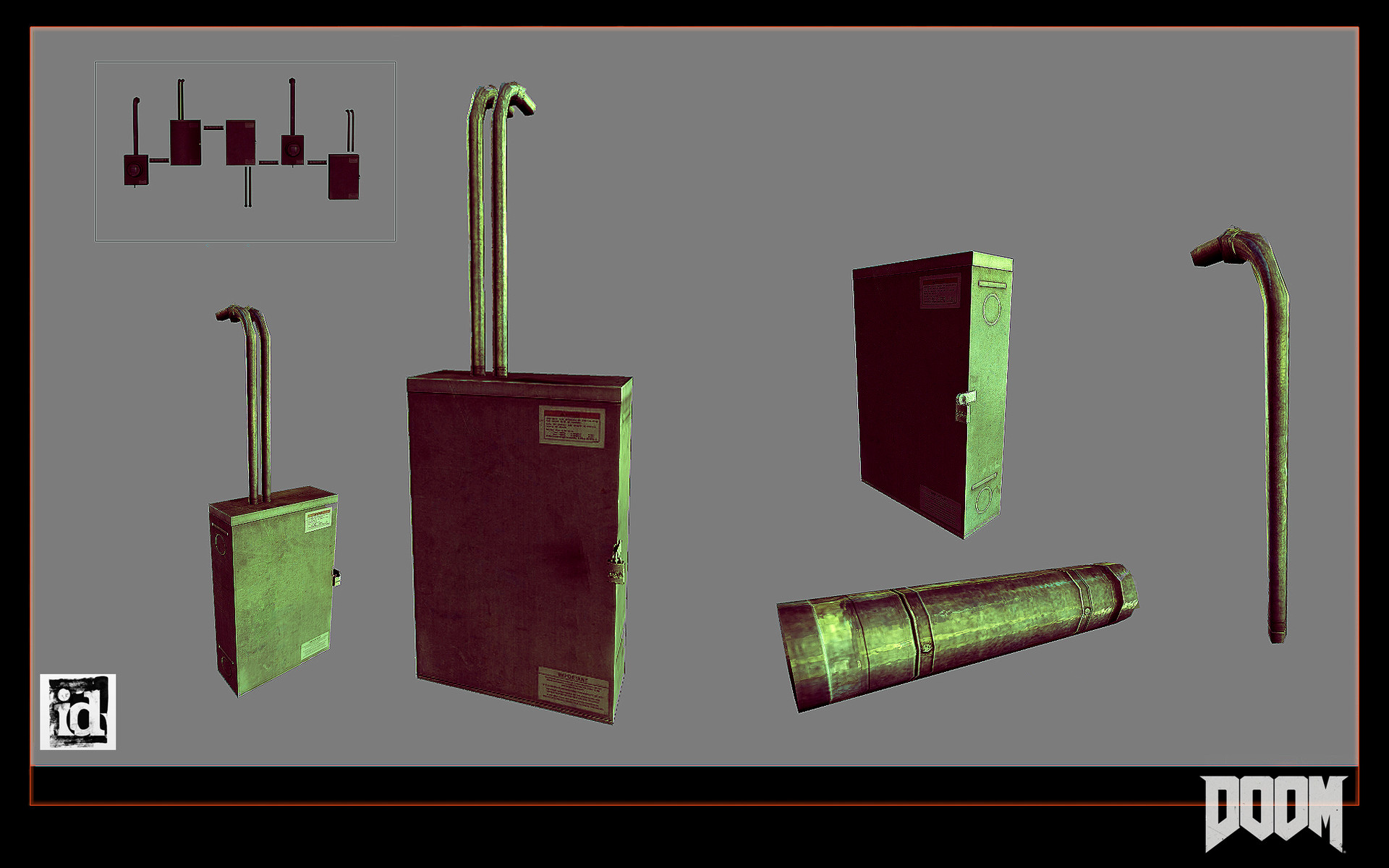 Keith Burlison - Doom 4 Props | Art Dump