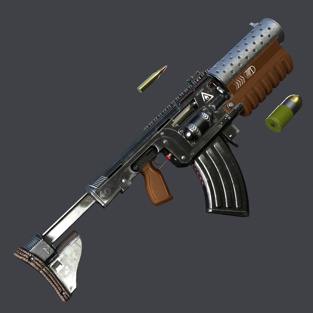 ArtStation - Whale Sci-fi Rifle