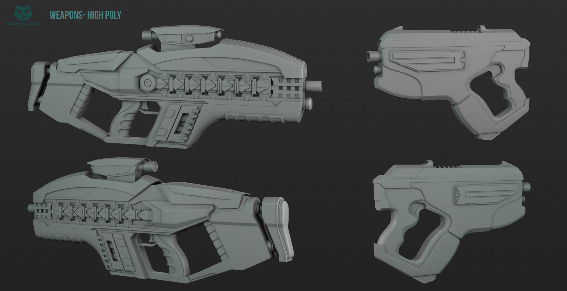 Gabor Olah - Mech Hunter - Weapons