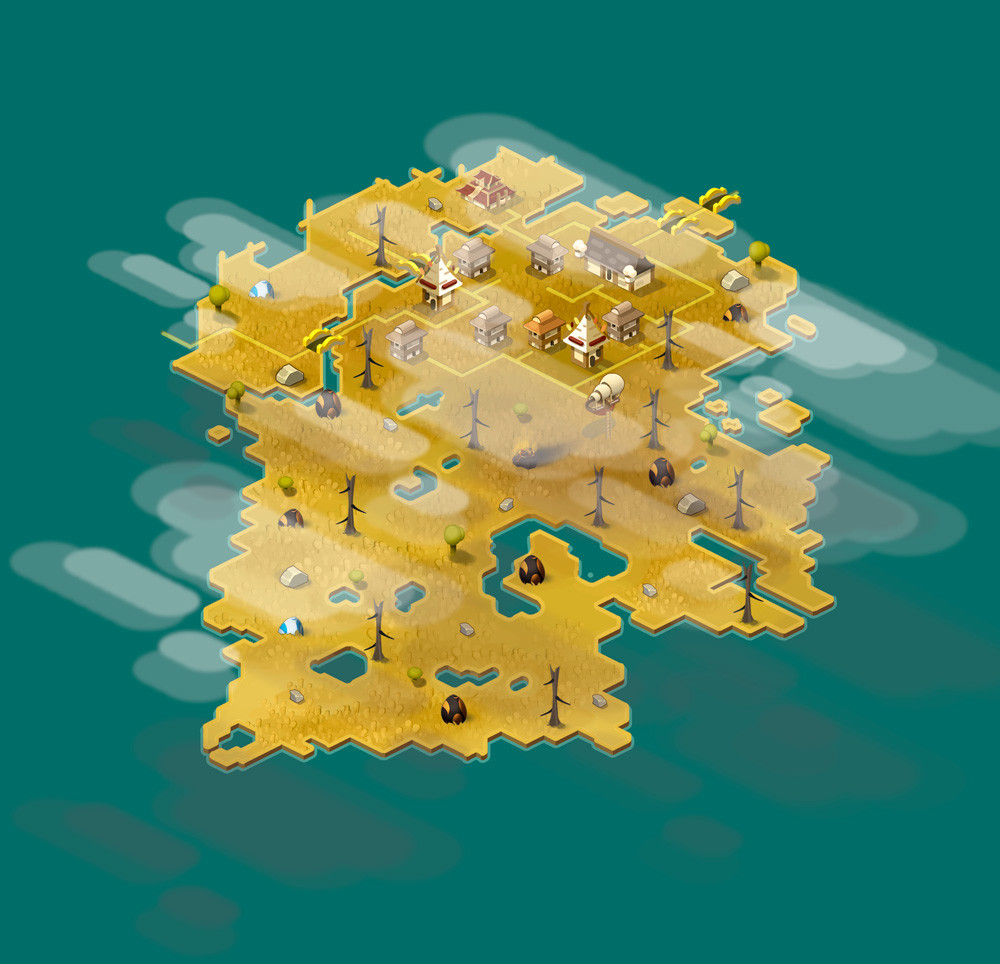 Veronique Guannel - Dofus - World Map Samples