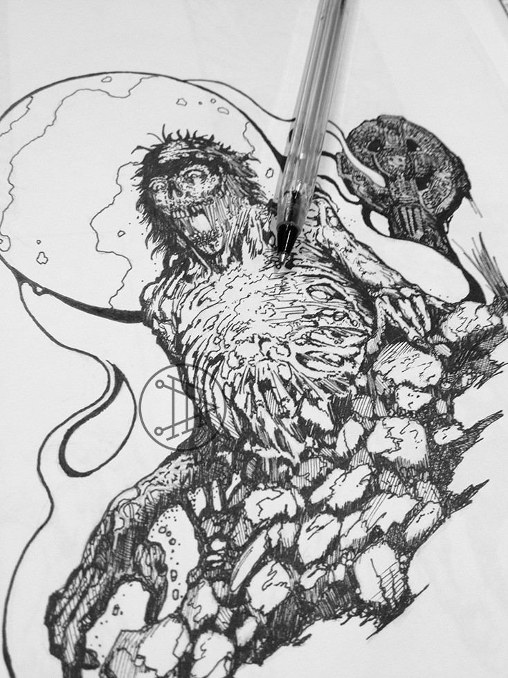 ArtStation - Deadmoon Rising Sketch