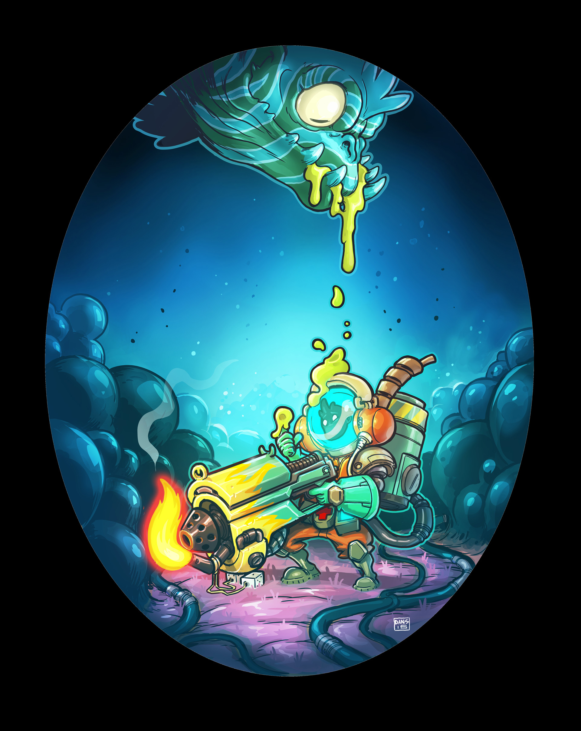 ArtStation - Blubber Busters Fan art