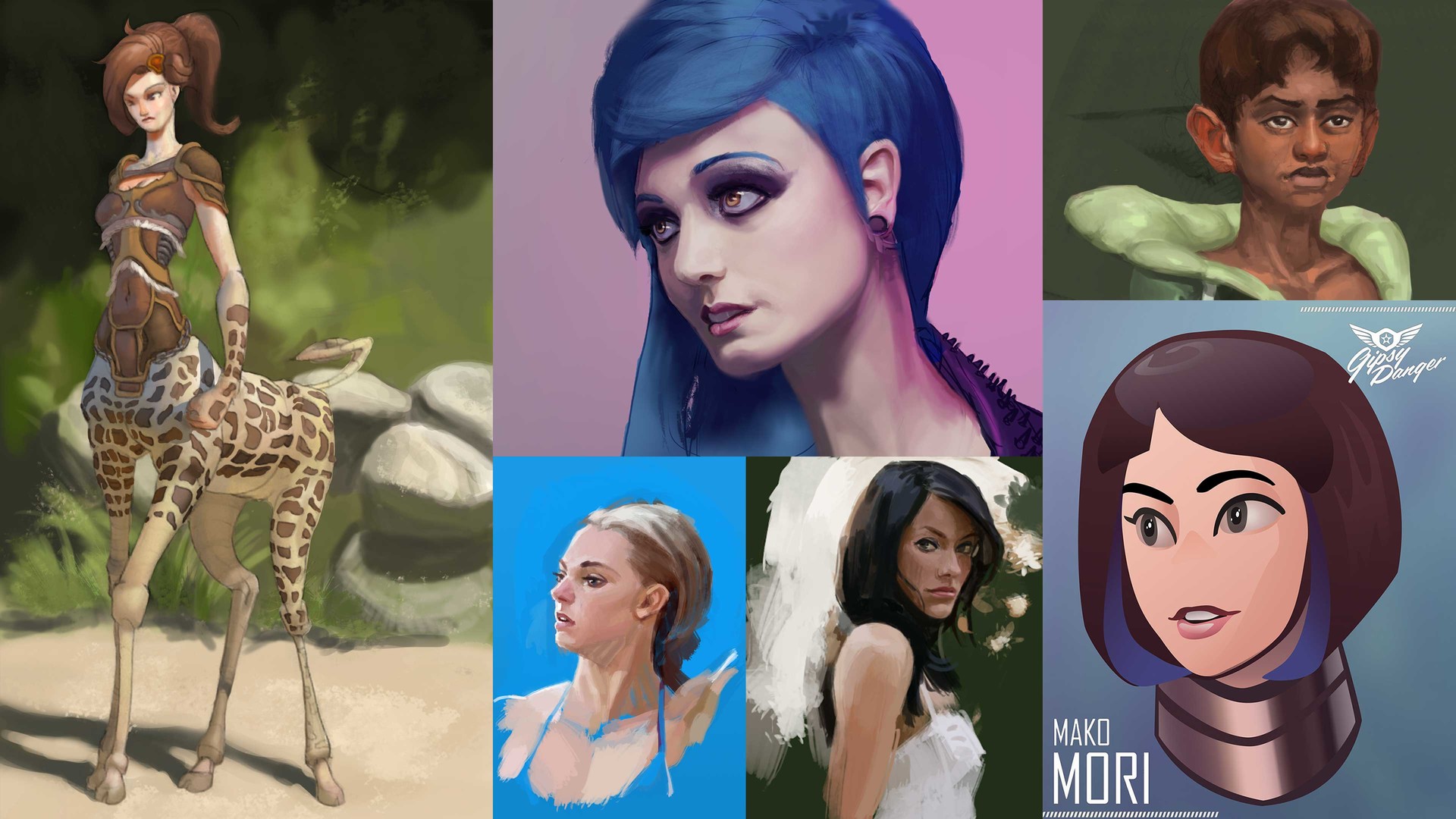 ArtStation - Character and portrait painting