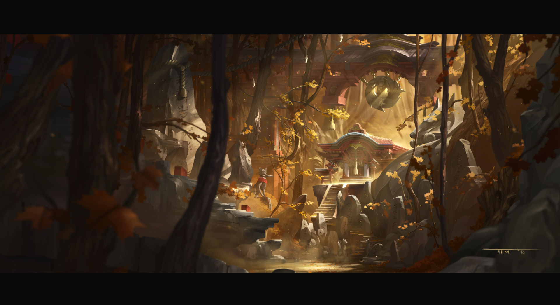 ArtStation - Fox Shrine