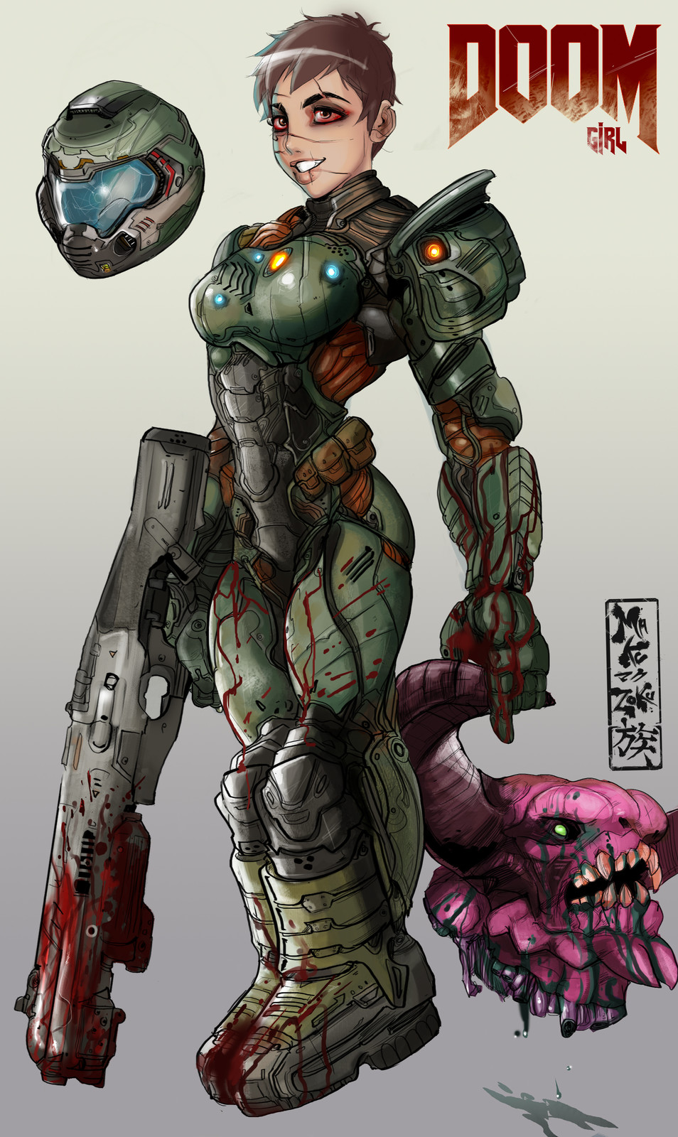 Maku Zoku - Doom girl finished