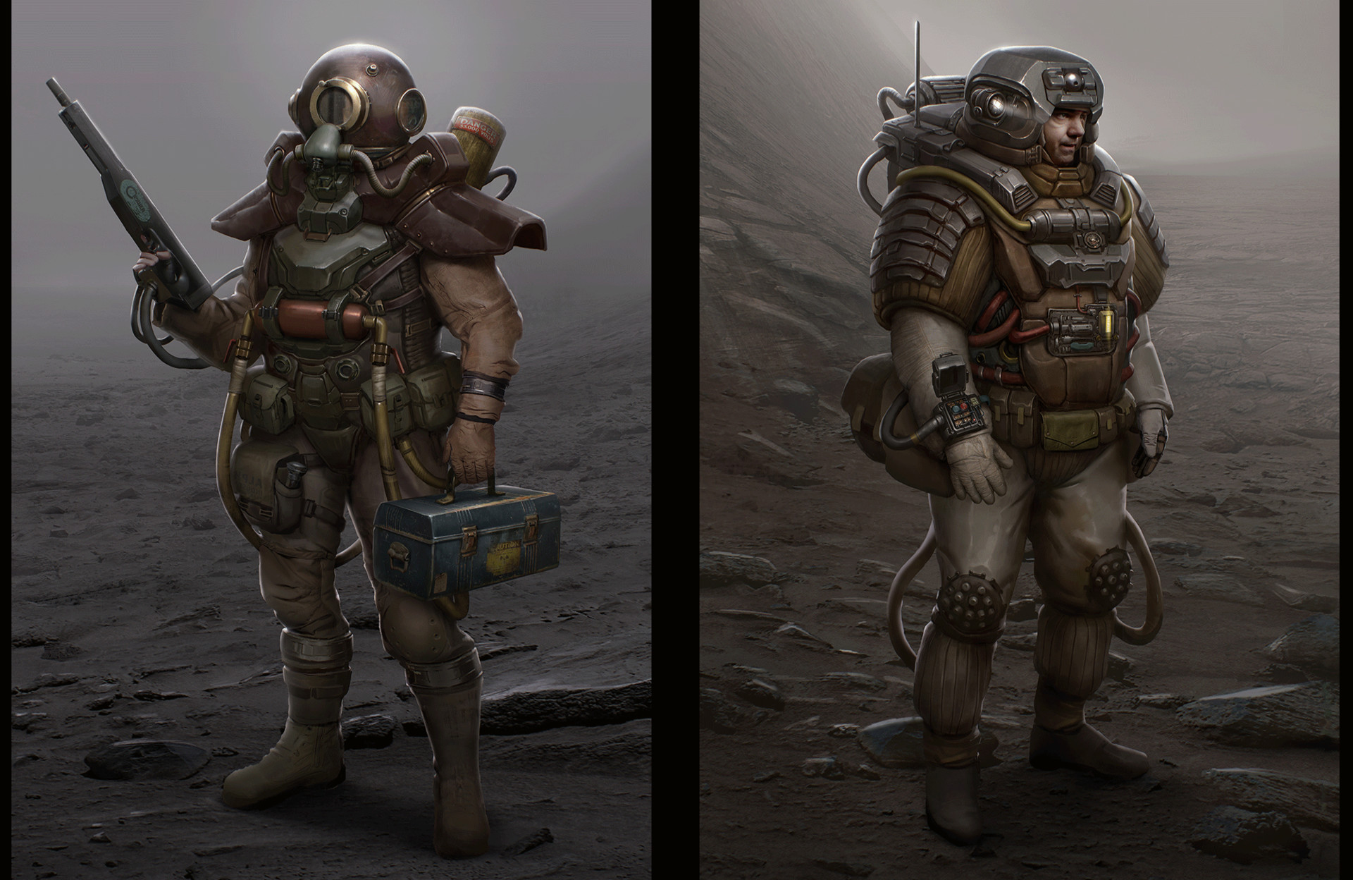 ArtStation - dieselpunk space dude