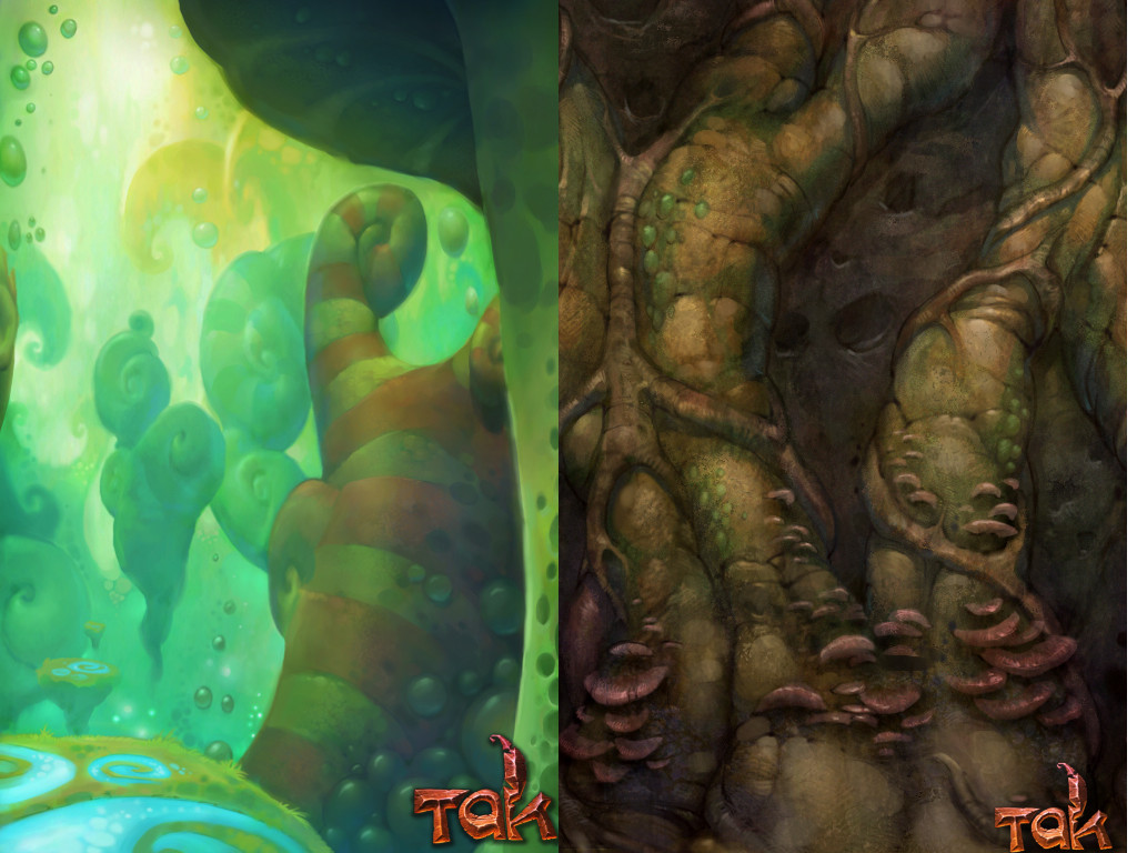 ArtStation - Tak and the Power of Juju development art